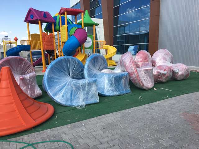 Angola Large plastic playground - Playsan United Kingdom