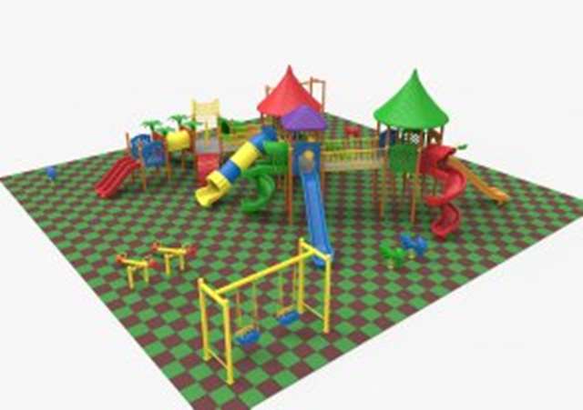 Angola Park playground equipment - Playsan United Kingdom